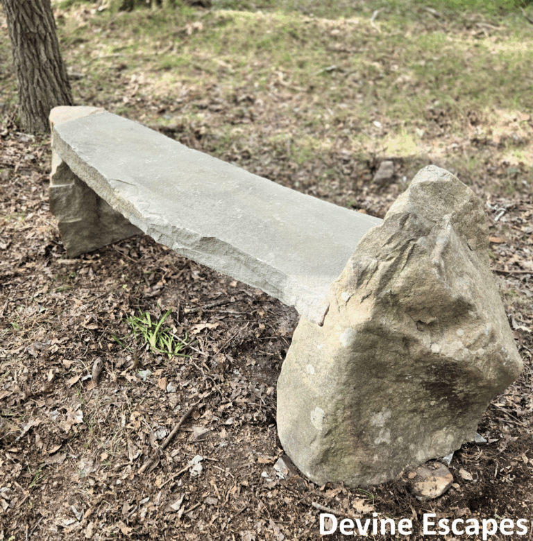 natural stone benches 2 | Devine Escapes